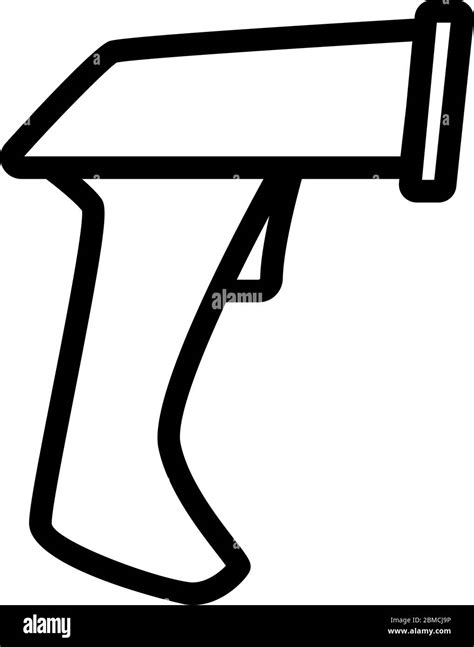 Data Scanner Icon Vector Outline Illustration Stock Vector Image Art Alamy