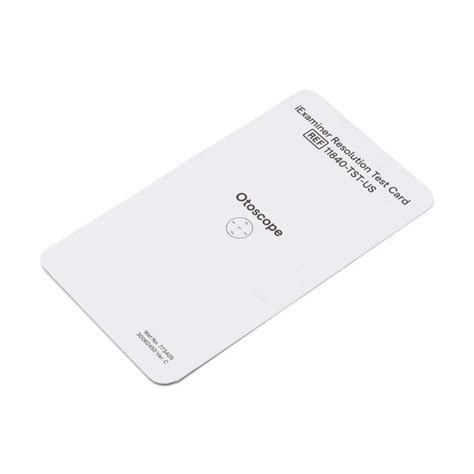 Hill Rom Iexaminer Resolution Test Card 11840 Tst Us