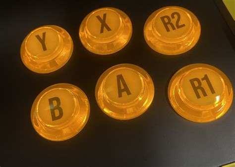 Die Cut Arcade Button Labels No Circle The Geek Pub