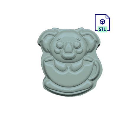 3d File Koala Tea Stl File For 3d Printing Laser Cnc Router 3d