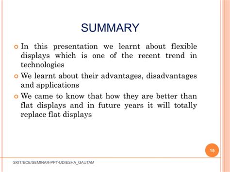 Flexible Display Pptx