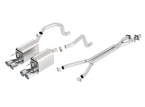 C6 Corvette Exhaust Borla Cat Back Dual 4 0 Polished Tips S Type Ii