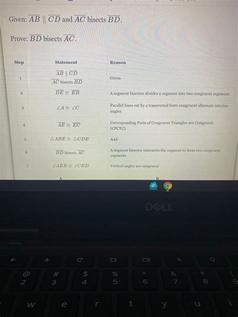 Answered Given Ab Cd And Ac Bisects Bd Bartleby
