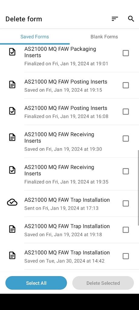 Most Posts Indicate You Cannot Delete Draft Forms That Are Queued