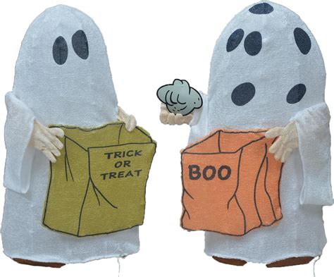 Tis Your Season 32 Peanuts Set Of Two Ghosts 3d Great Pumpkin
