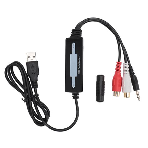 Usb 2 0 Sound Capture Adapter 3 5mm Input Sound Capture Card For