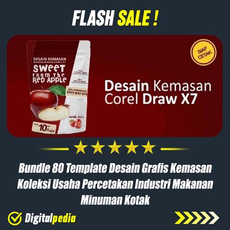 Jual Bundle 80 Template Desain Grafis Kemasan Koleksi Usaha Percetakan