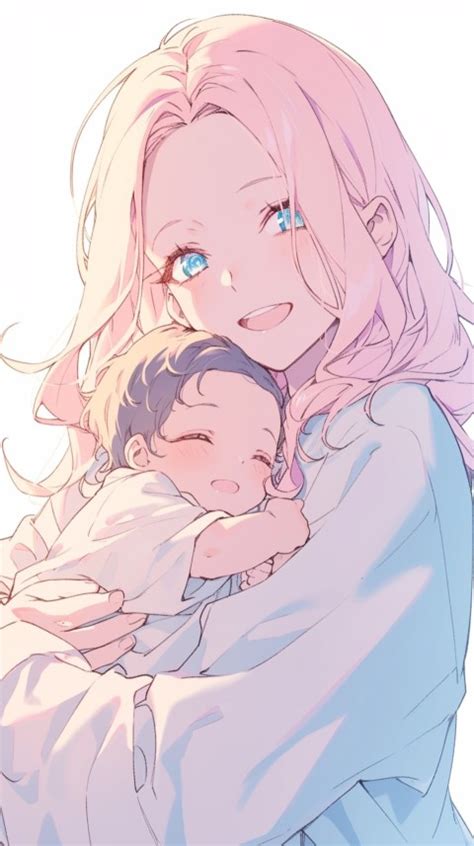 Anime Mother S Love Aesthetic Baby Daughter Son Moms Photo Picture Lk