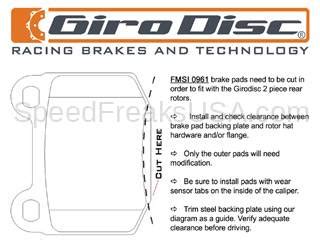 Girodisc A Mitsubishi Evo X Rear Slotted Pc Rotor Set