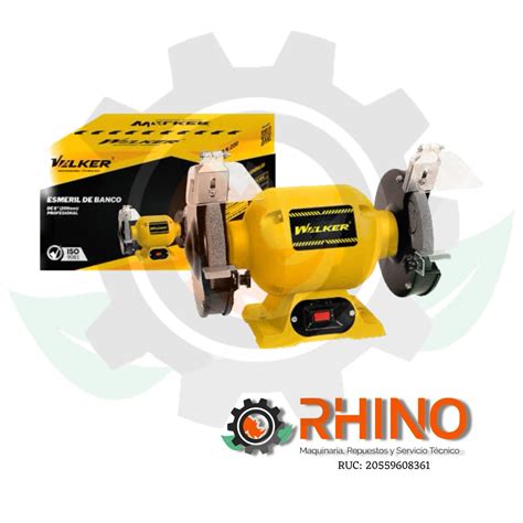Esmeril De Banco Welker Wlk 200 Rhino Ingenieria