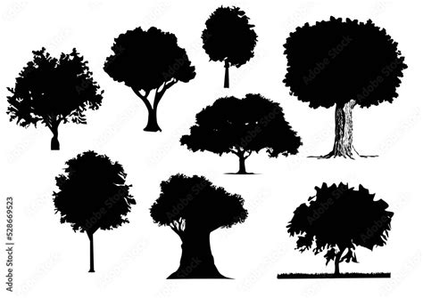Oak Tree Design Oak Tree Vectors Oak Tree Cut Files Svg Tree Svg