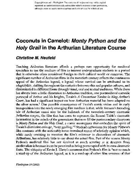 Monty Python And The Holy Grail Coconuts