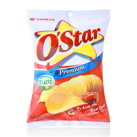 Bánh Snack O Star Vị Kim Chi Hàn Quốc Gói g nhanvan vn Siêu Thị Sách Tiện Ích Nhân Văn