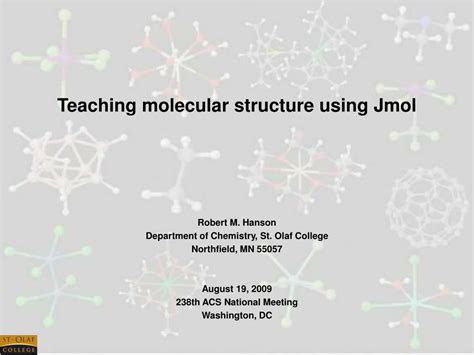 Ppt Teaching Molecular Structure Using Jmol Powerpoint Presentation Free Download Id4098164