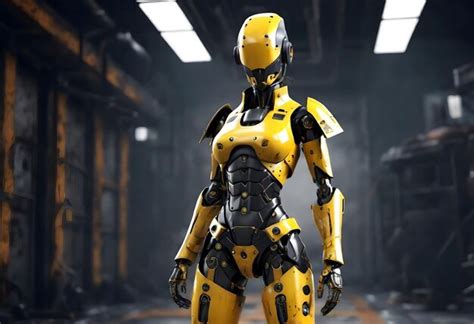 Premium Photo Yellow Robot