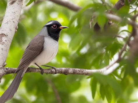 Premium Photo Oriental Magpie Robin Moving Its Head