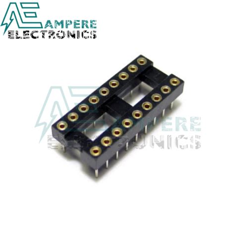 16pin Dip Ic Socket Machine Tooled Ampere Electronics
