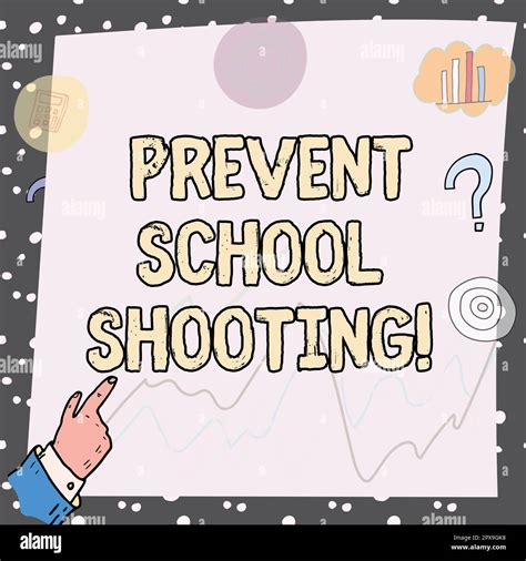 Text Caption Presenting Prevent School Shooting Business Overview