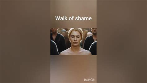 Walk Of Shame Game Of Thrones Best Scenes Cersi Walk Of Shame Shorts