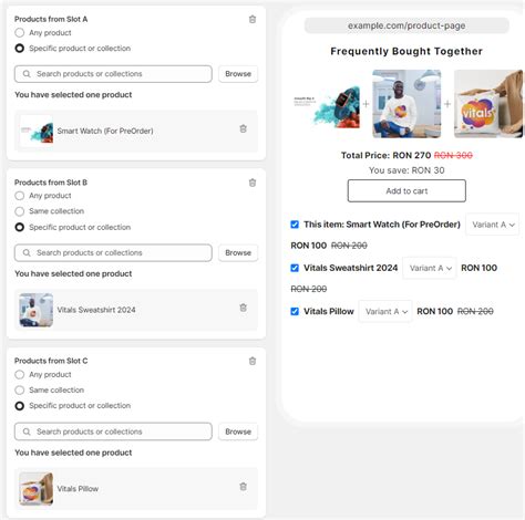 Creating Product Bundles Offers Vitals Help Center