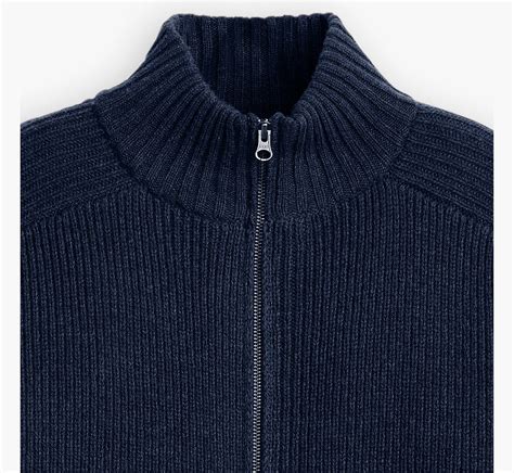 Pullover Mit Reißverschluss Blau Levis® De