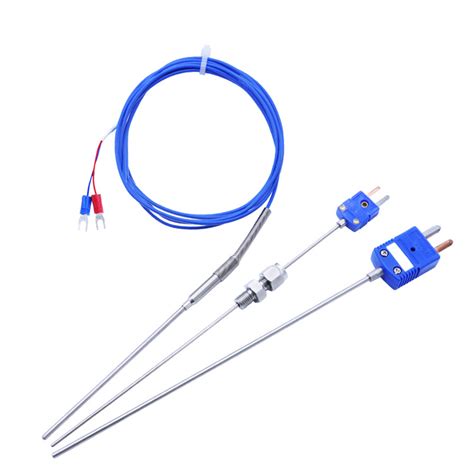 1mm 2mm 3mm Stainless Steel Probe Sensor Temperature Thermistor Thermo Couple Type T For Low
