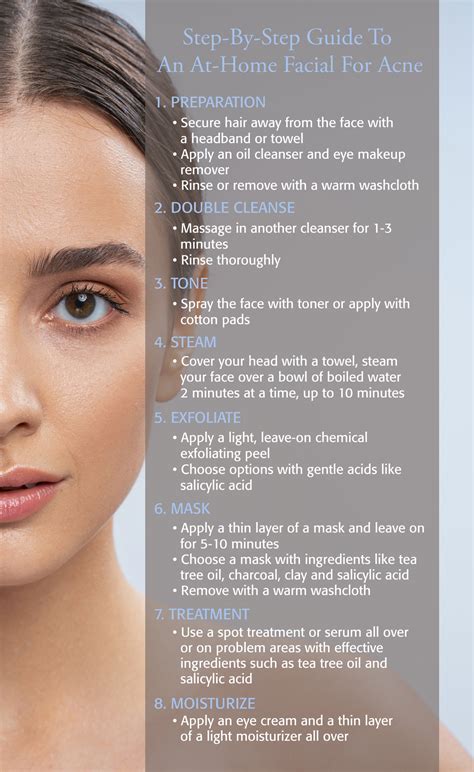At Home Facial Steps Online