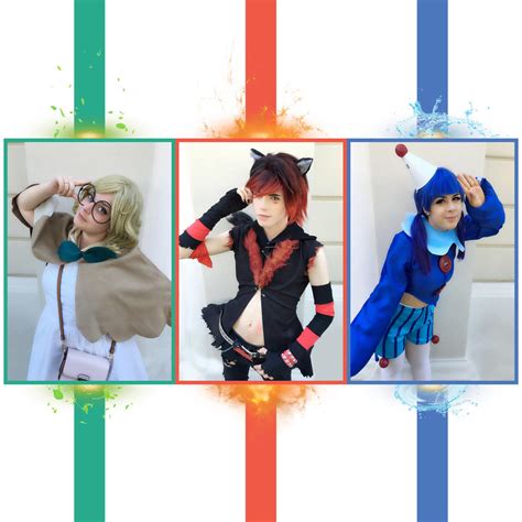 Rowletlittenpopplio Pokemon Sun Moon Cosplay By Dakuncosplay On