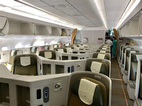 Vietnam Airlines A350 Business Class Cabin Review Upon Boarding