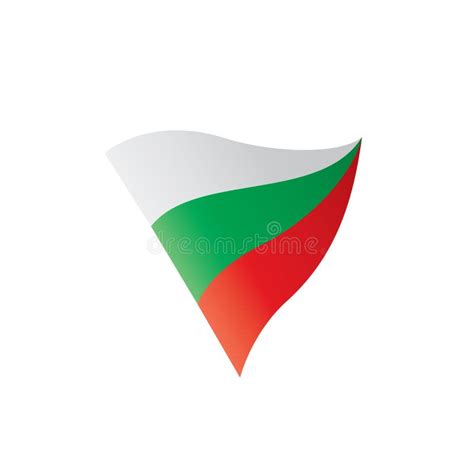 Bandera De Bulgaria Ejemplo Del Vector Ilustración del Vector