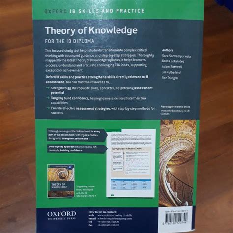 Ib Theory Of Knowledge Hobbies And Toys Books And Magazines Textbooks On
