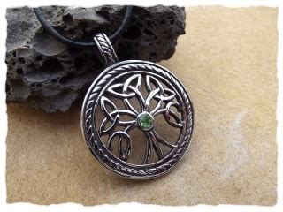 Amulett Baum Des Lebens Aus Edelstahl Mit Halsband