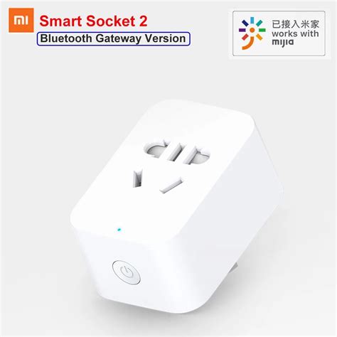 Xiaomi Mijia Smart Socket Bluetooth Gateway Version Wireless Remote Sockets Adaptor Power On