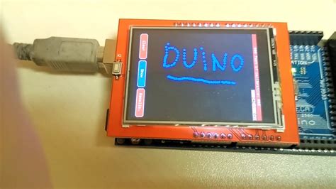 Arduino mega LCD сенсорный дисплей MicroSD reader YouTube