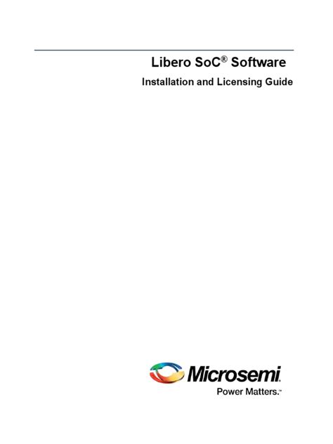 Libero Installation Licensing Setup User Guide Pdf Pdf Installation Computer Programs