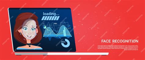 Premium Vector Face Recognition Concept Technology Of Biometric