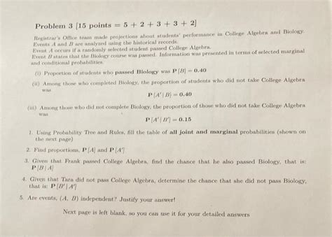 Solved Problem 3 15 Points 52332 Registrars Office