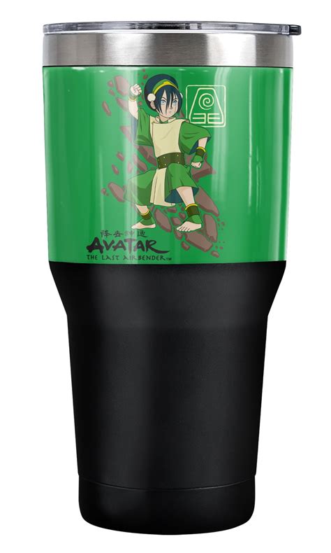 Avatar The Last Airbender Official Toph Rock Slide 30 Oz Travel Tumbler