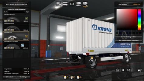 ets 2 Vier besitzbare Anhänger 1 33x v 1 0 Trailer Mod für Eurotruck