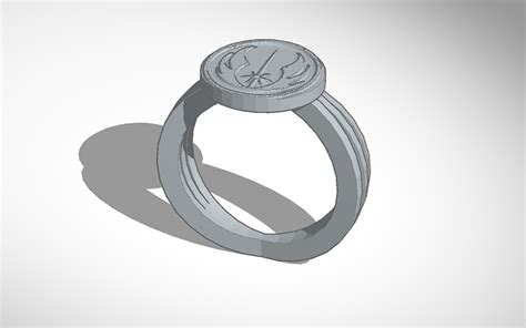 3d Design Jedi Ring Tinkercad