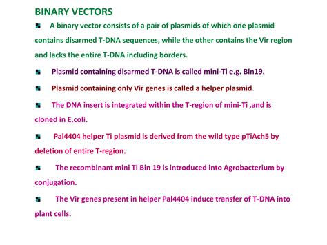 Ti Plasmid As A Vector Pptx Biotech And Biomedical Industry