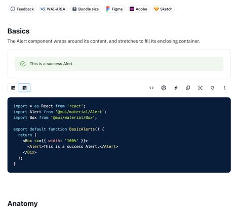 Docs Revise And Expand The Material Ui Alert Page By Samuelsycamore