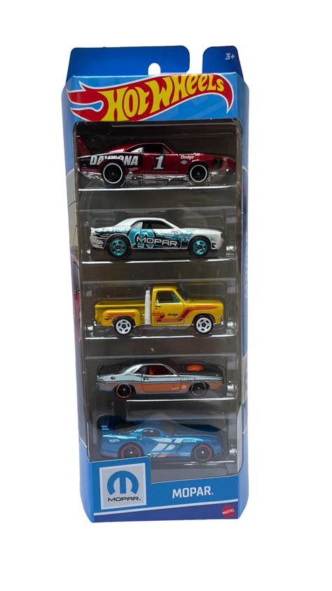 Buy Hot Wheels Car 2024 Mopar Pack Of 5 2008 Dodge Challenger Srt8