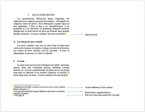 la note en bas de page alloprof