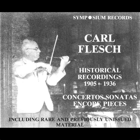 Carl Flesch 1905 1944》 Carl Flesch的专辑 Apple Music