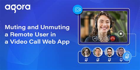 Muting And Unmuting A Remote User In A Video Call Web