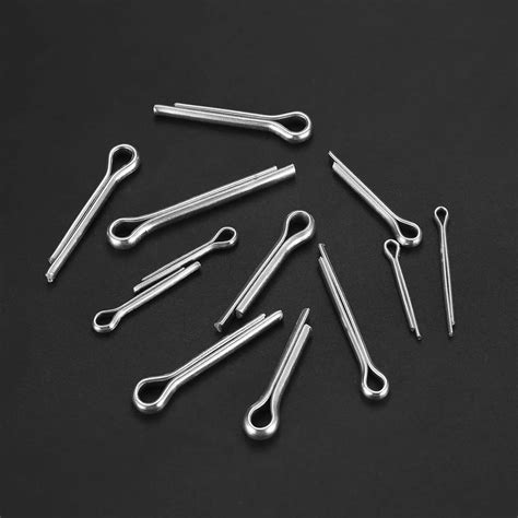290 Pcs Stainless Steel Cotter Pins Set 24 Sizes Cotter Pin Clip Key