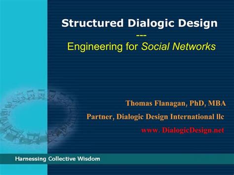 Structured Dialogic Design Ppt