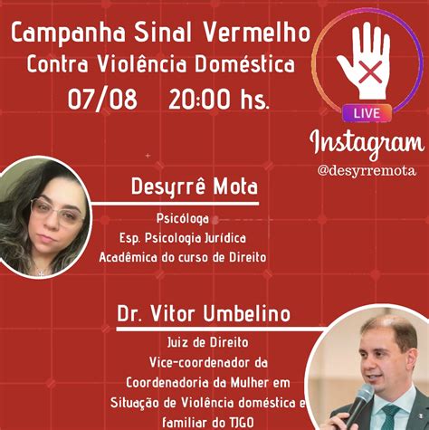 Campanha Sinal Vermelho Contra Violência Doméstica Cfp Cfp