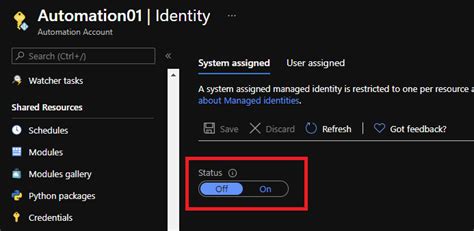 Azure Automation Managed Identity Mostly Technical